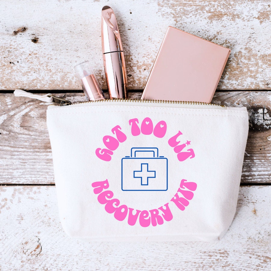Got Too Lit Hangover Recovery Kit Bag, Zipper Pouch, Hangover Recovery ...