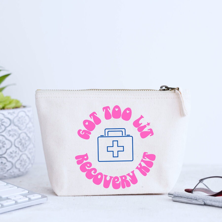 Got Too Lit Hangover Recovery Kit Bag, Zipper Pouch, Hangover Recovery ...