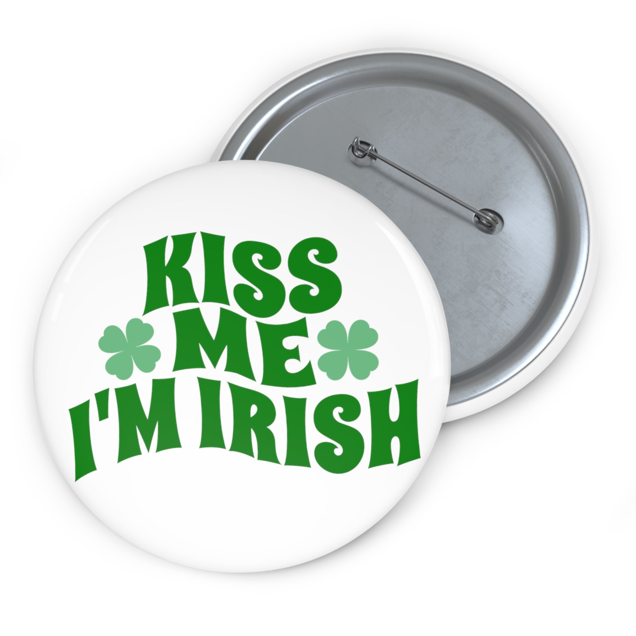 Kiss Me I'm Irish 3 Pin, St. Patrick's Day Pin, Kiss Me I'm Irish Gifts ...