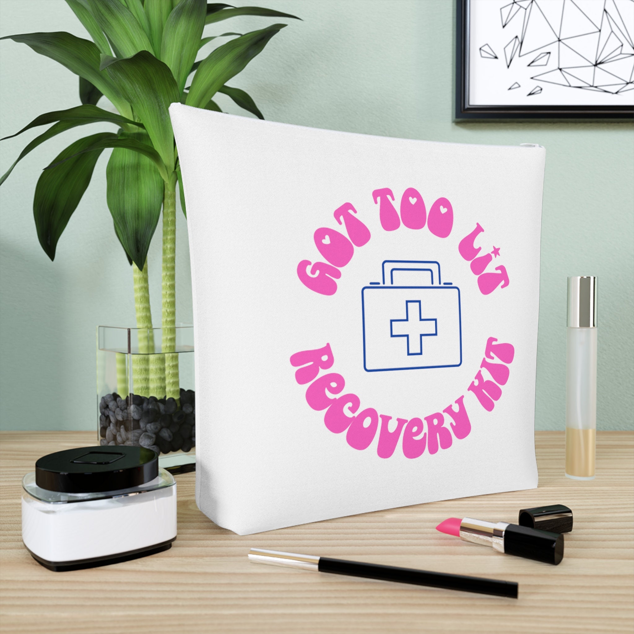 Got Too Lit Hangover Recovery Kit Bag, Zipper Pouch, Hangover Recovery ...