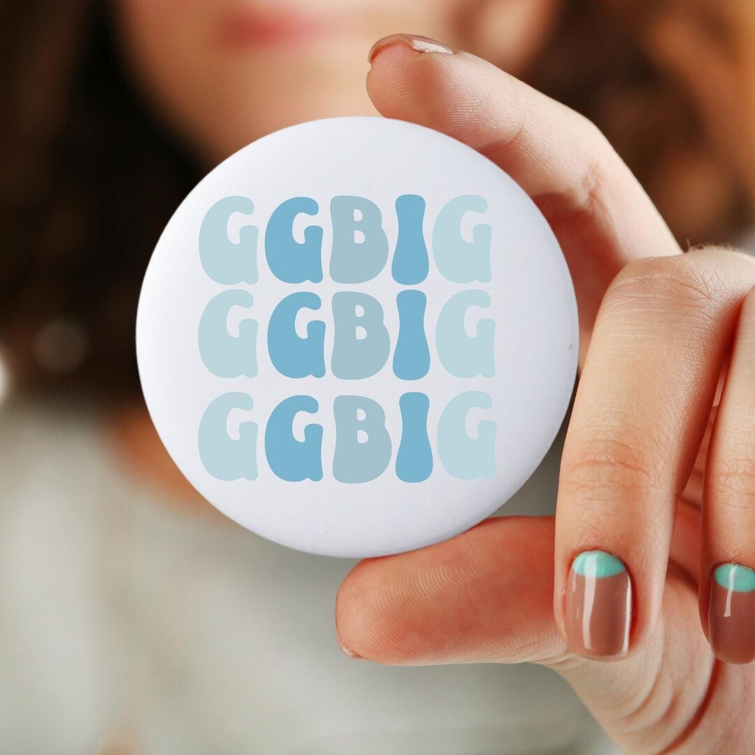 Sorority Ggbig Triple Word 3" Game Day Pin, Sorority Big Little Pin ...