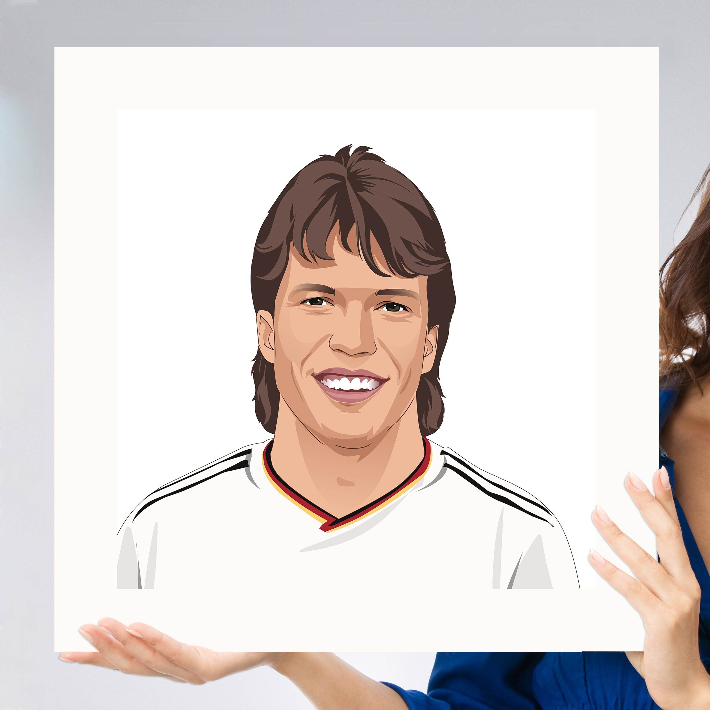 Lotthar Matthäus Portrait Series 1986, 1992 Germany Bayern Munich ...