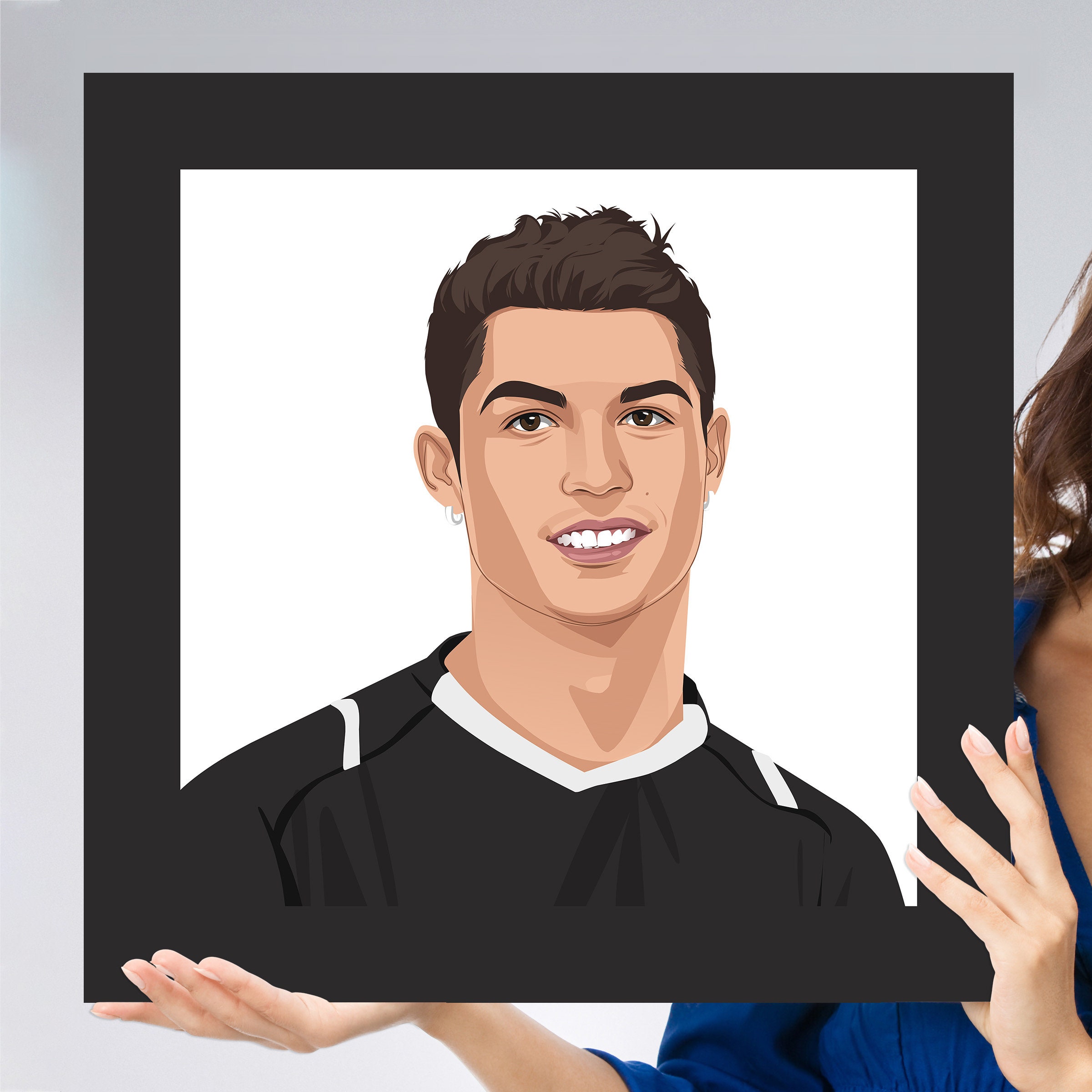 Cristiano Ronaldo CR7 Portraits Posters 2003 04 07 08 17 - Etsy