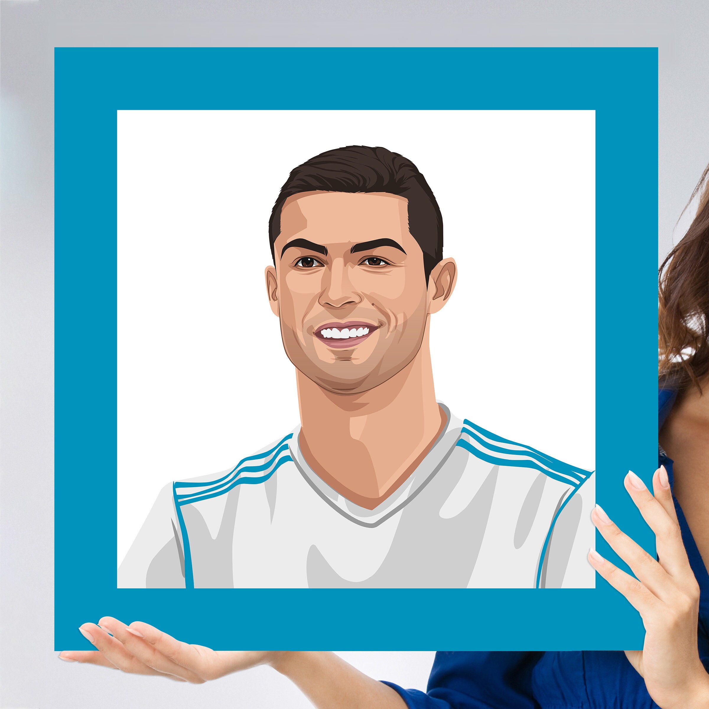 Cristiano Ronaldo CR7 Portraits Posters 2003 04 07 08 17 - Etsy