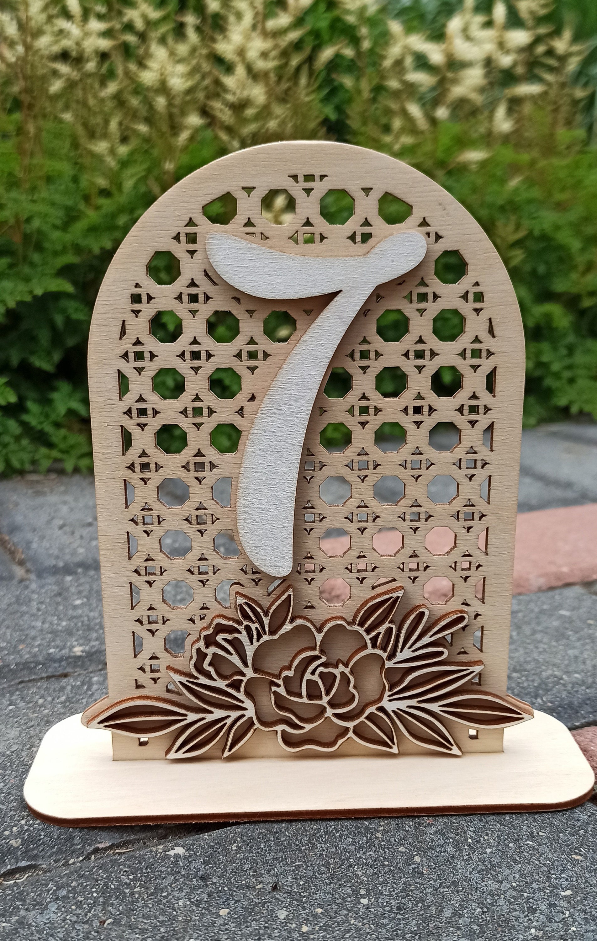 Table Numbers Cut File, Wooden Wedding Table Numbers, Laser Cut Table ...