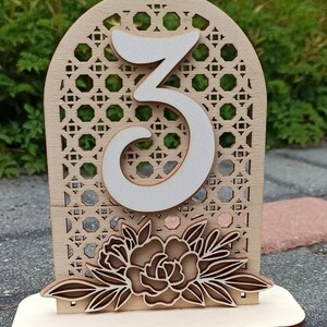 Table Numbers Cut File Wooden Wedding Table Numbers Laser - Etsy