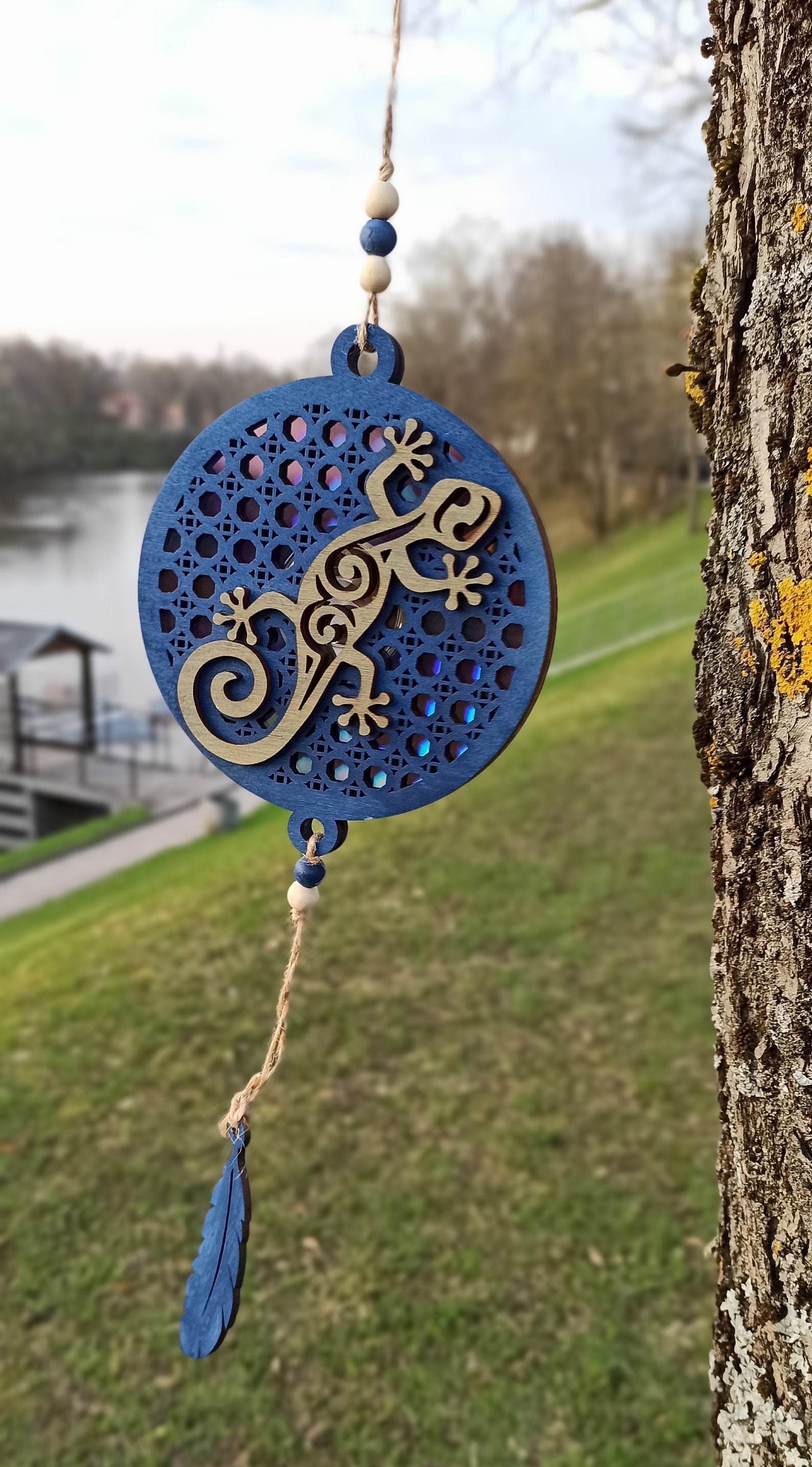 Suncatcher Lizard, Rattan Style, Digital File, Laser Cut, SVG File ...