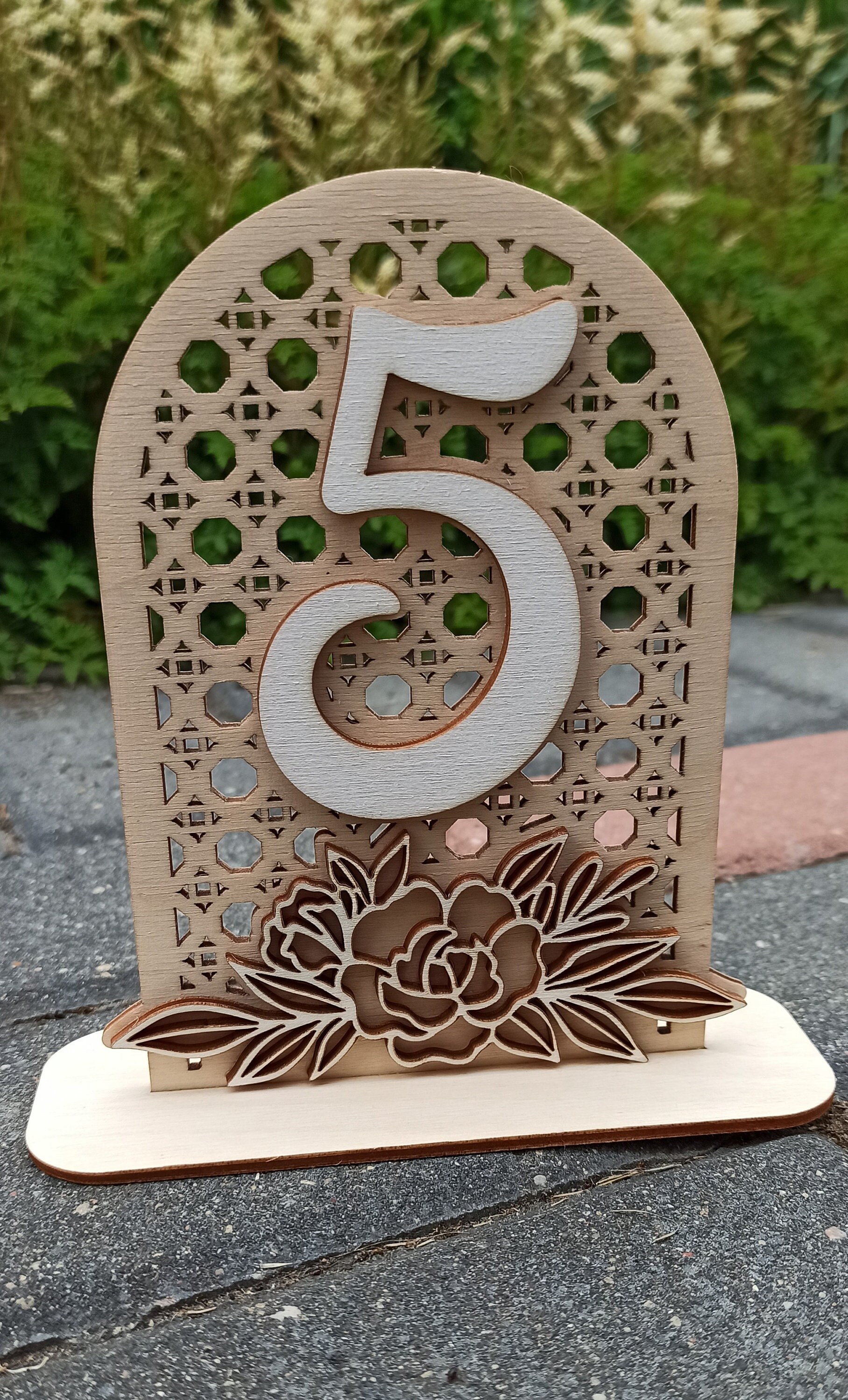 Table Numbers Cut File, Wooden Wedding Table Numbers, Laser Cut Table ...