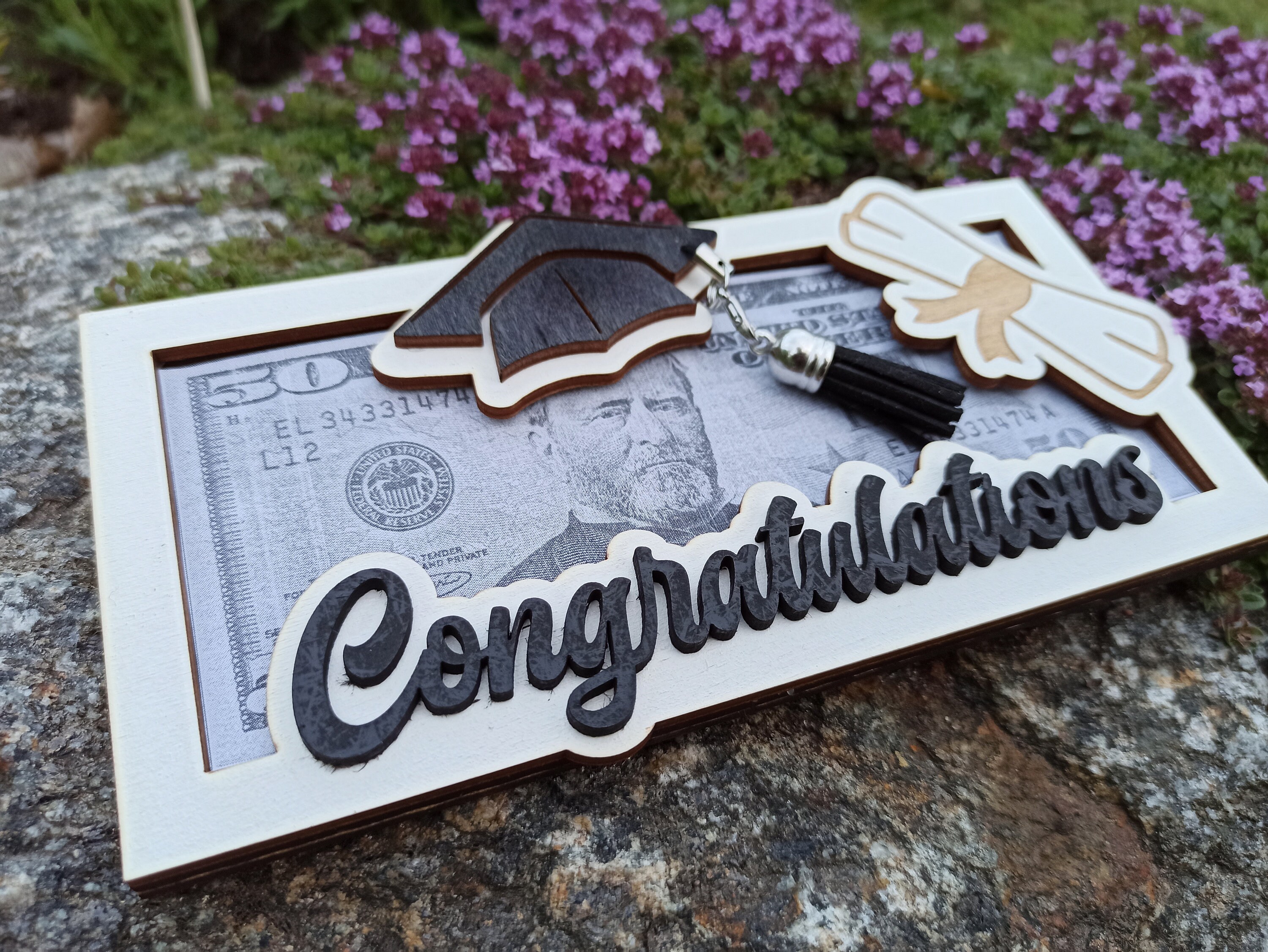 Graduation Class Congratulations Money Holder SVG Digital File - Etsy