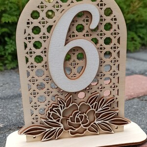 Table Numbers Cut File Wooden Wedding Table Numbers Laser - Etsy