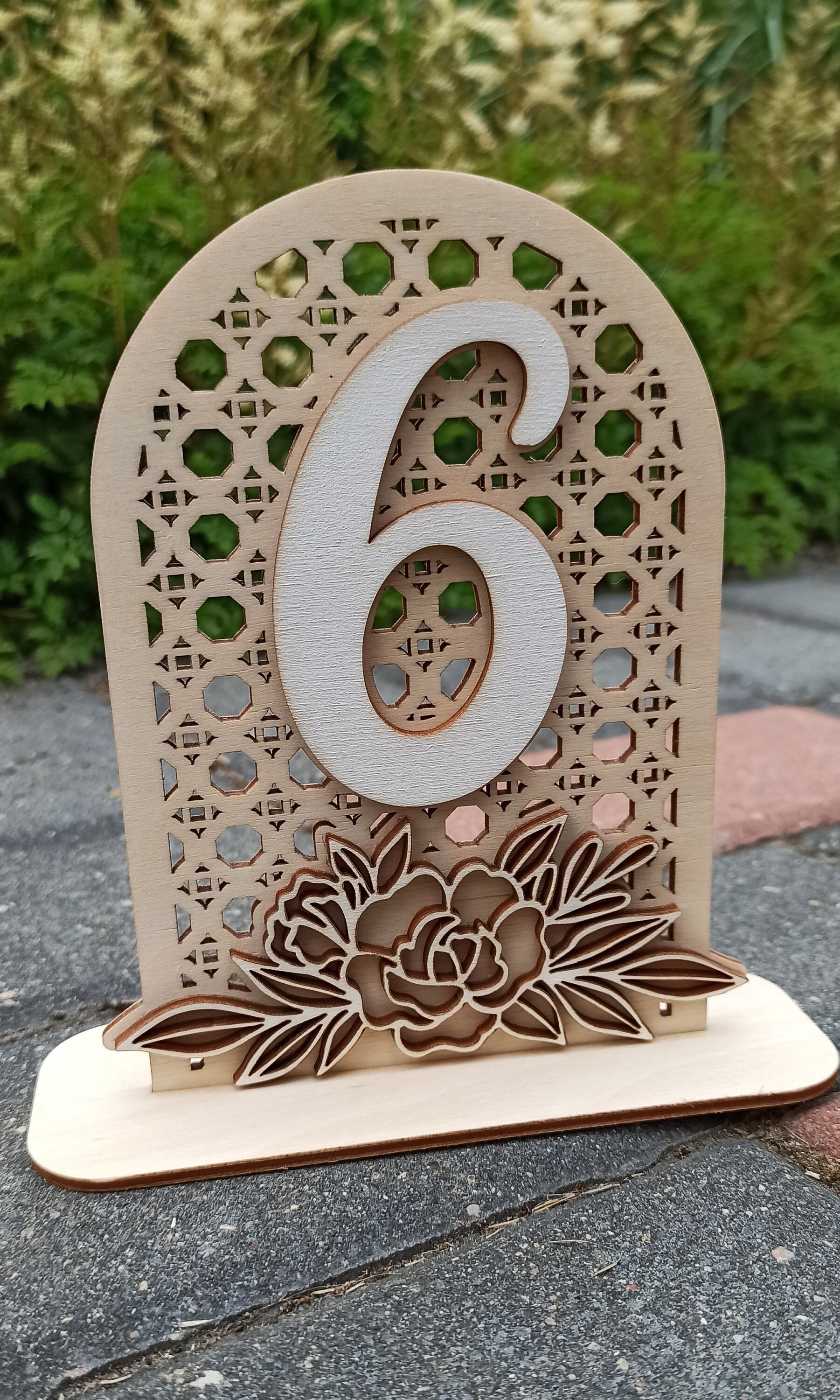 Table Numbers Cut File, Wooden Wedding Table Numbers, Laser Cut Table ...