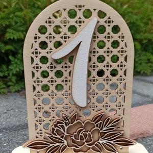Table Numbers Cut File Wooden Wedding Table Numbers Laser - Etsy