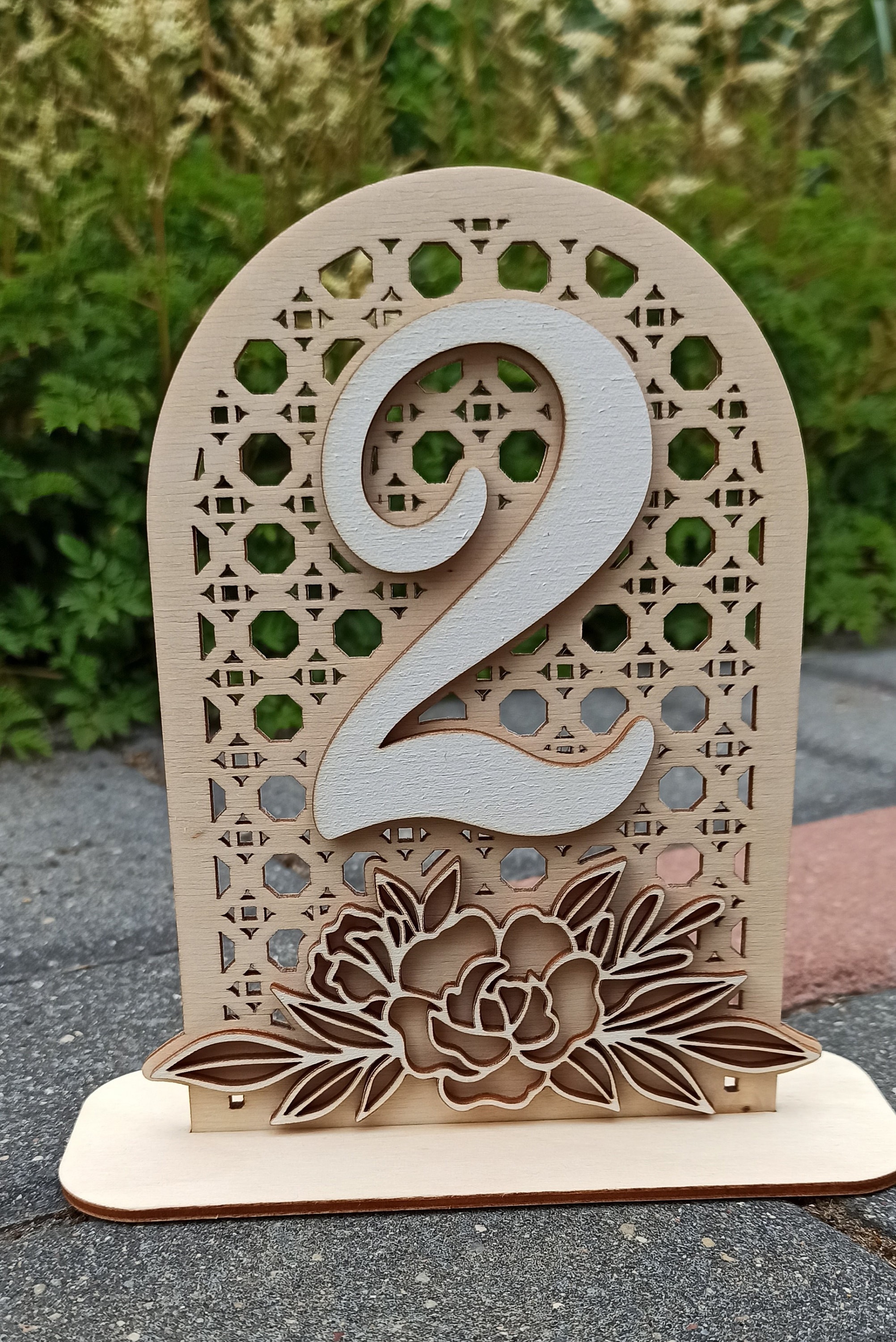 Table Numbers Cut File, Wooden Wedding Table Numbers, Laser Cut Table ...