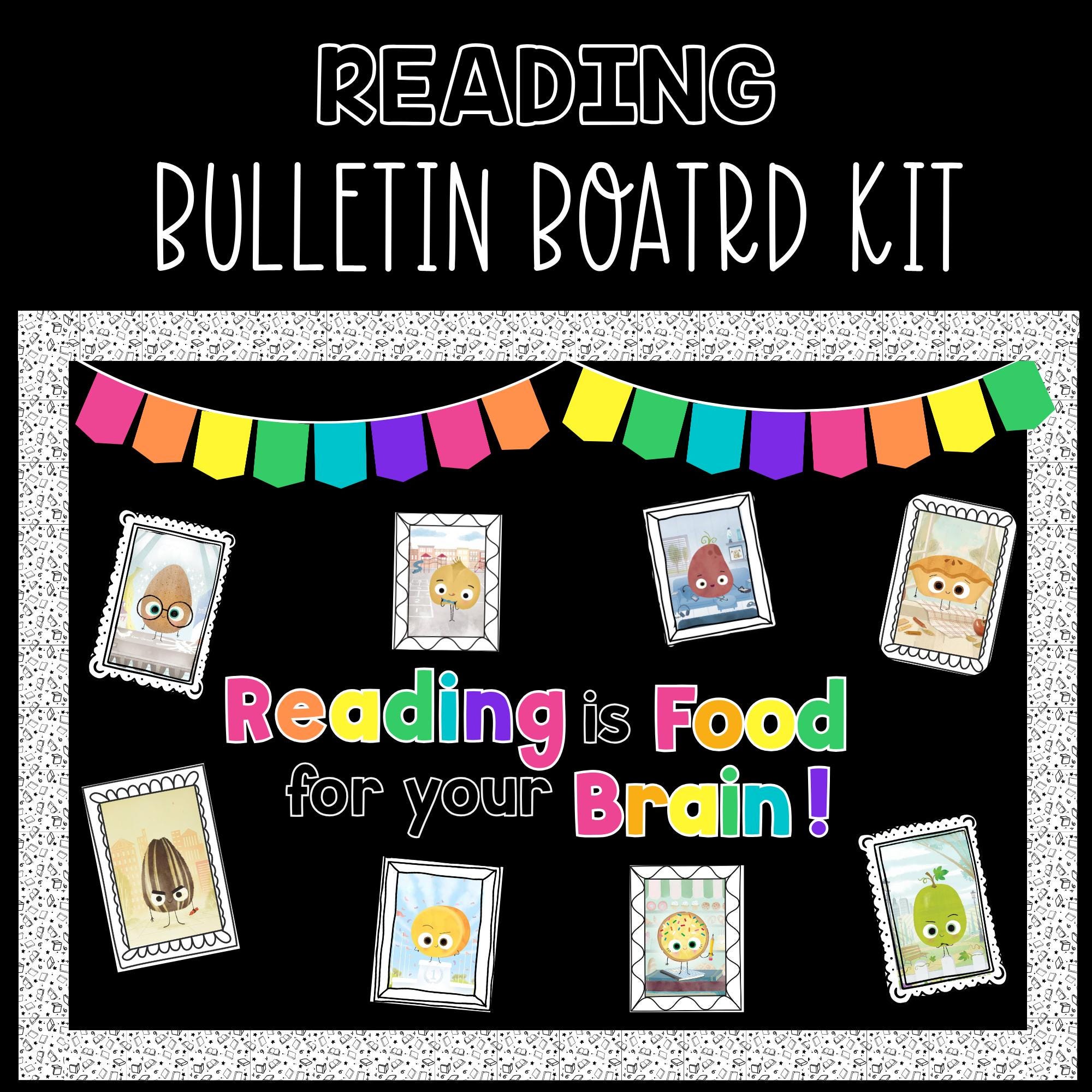 Editable Reading Bulletin Board | Storybook Characters | Welcome ...