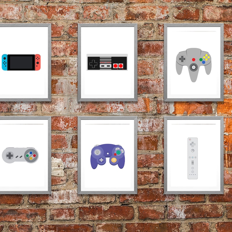 Video Game Print - Etsy