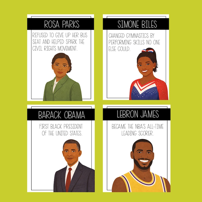 Black Trailblazers & Changemakers Posters | Black History Month ...
