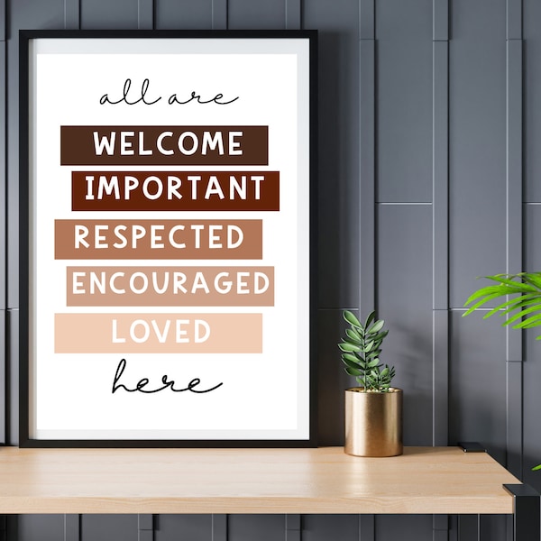 Positive Classroom Posters - Etsy