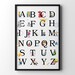 Whimsical Alphabet Poster: Children's Book Characters, Nursery Decor ...