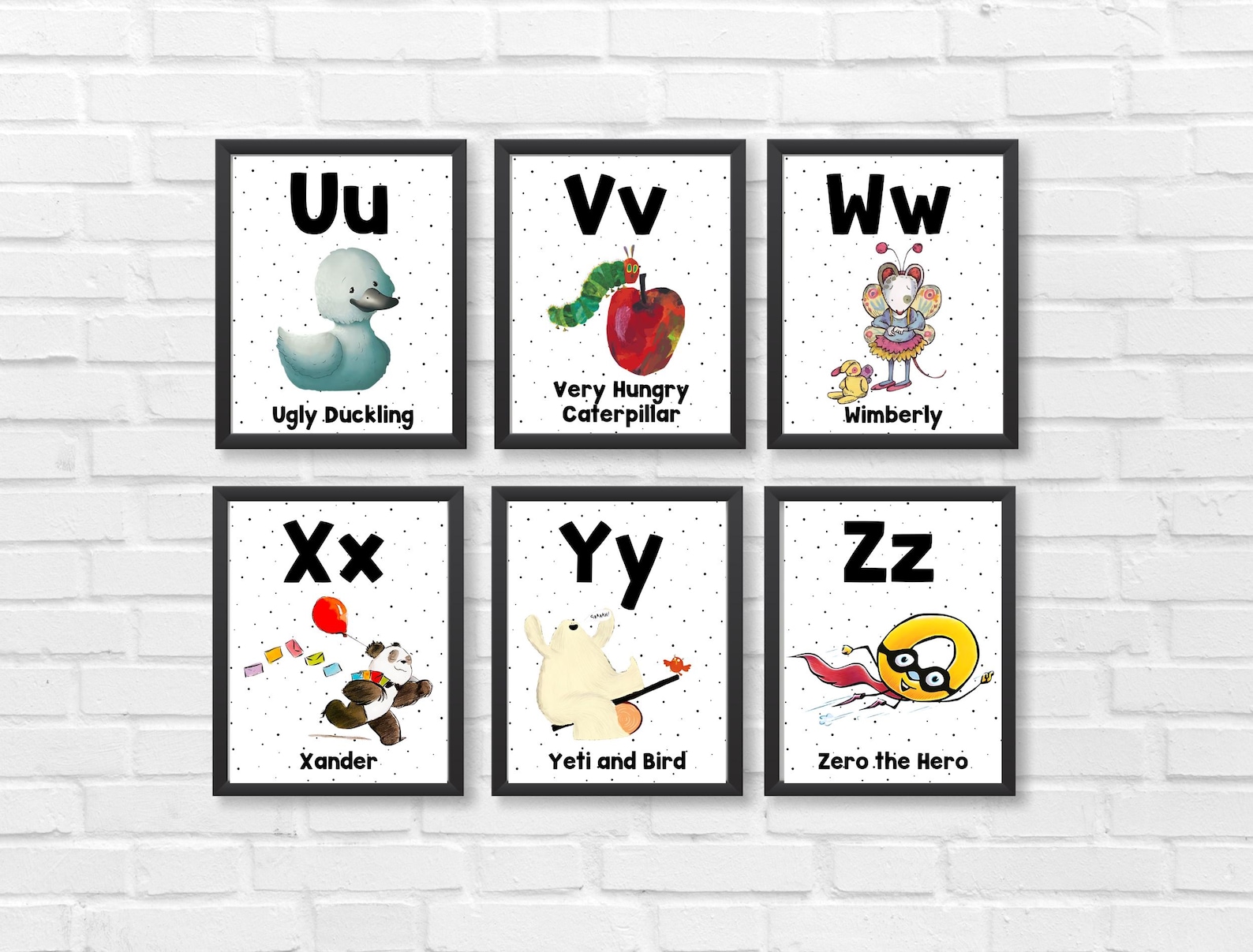 Book Character Posters, Alphabet Posters, Elementary Decor - Etsy Canada