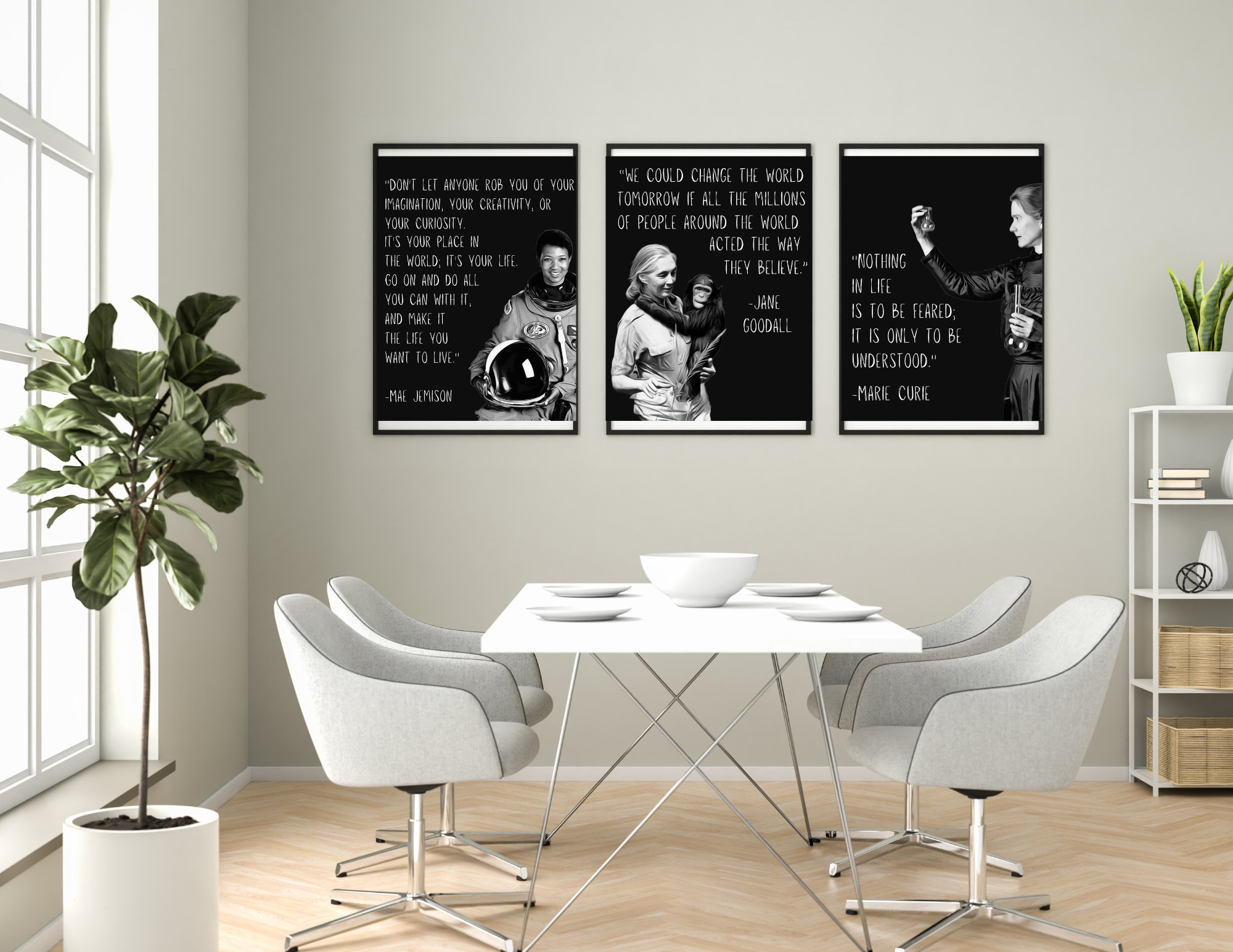 Inspirational Women Poster Bundle: History Quotes (digital Download) - Etsy