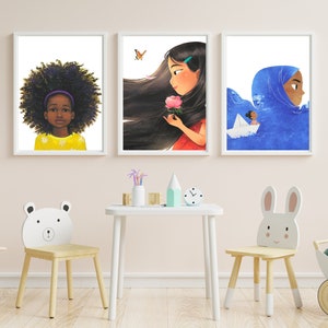 Printable Children's Book Character Gallery Wall Poster Bundle ...