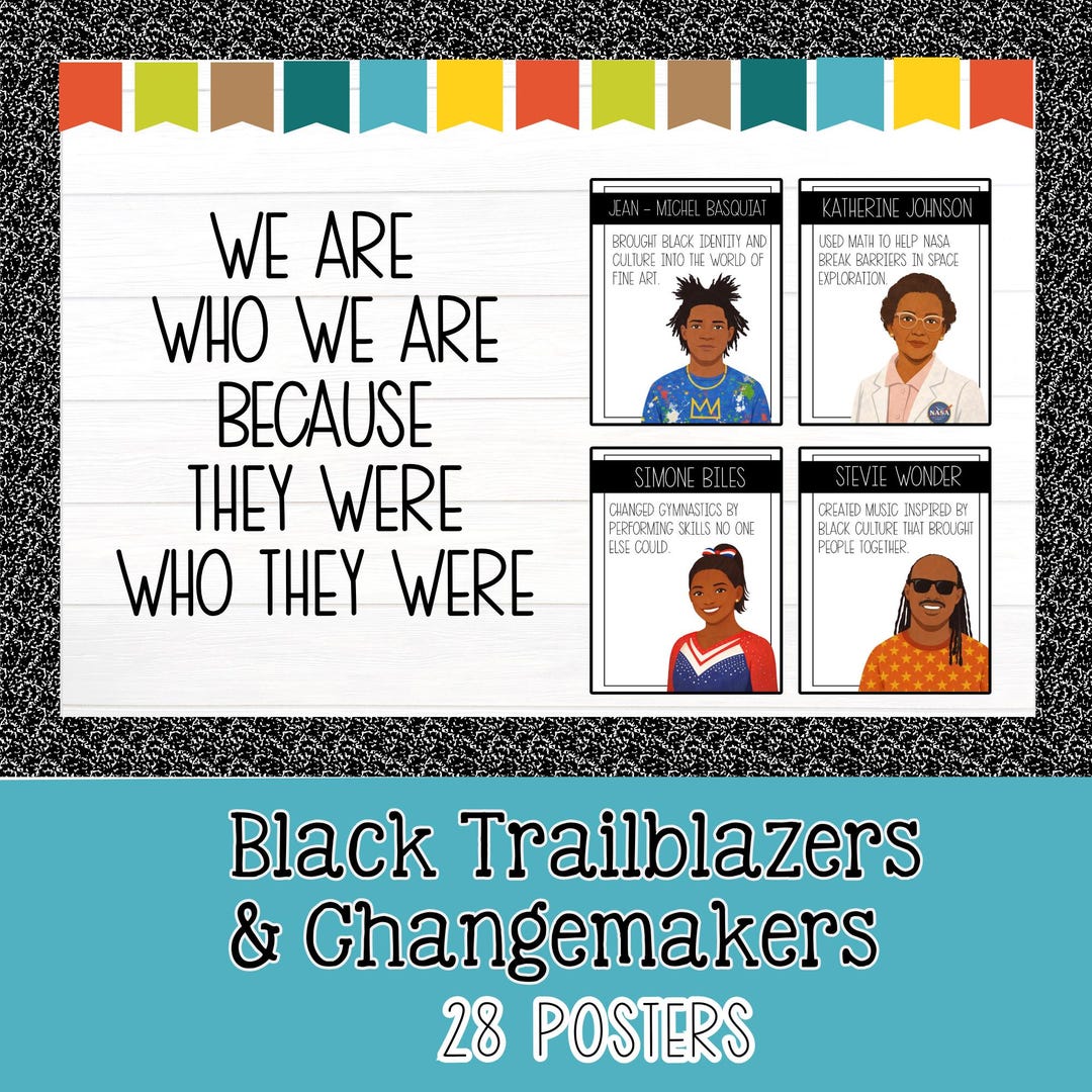Black Trailblazers & Changemakers Posters | Black History Month ...