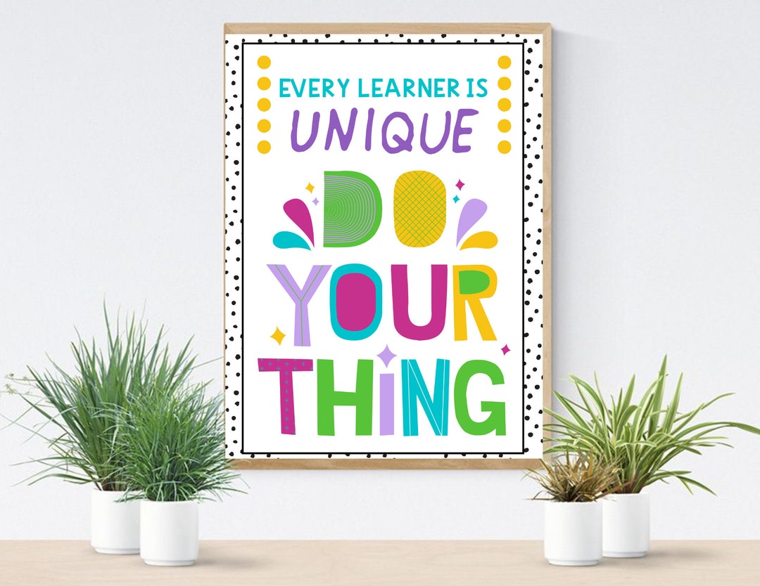 Do Your Thing Sign, Uplifting Classroom Sign, Inspiration Decor ...