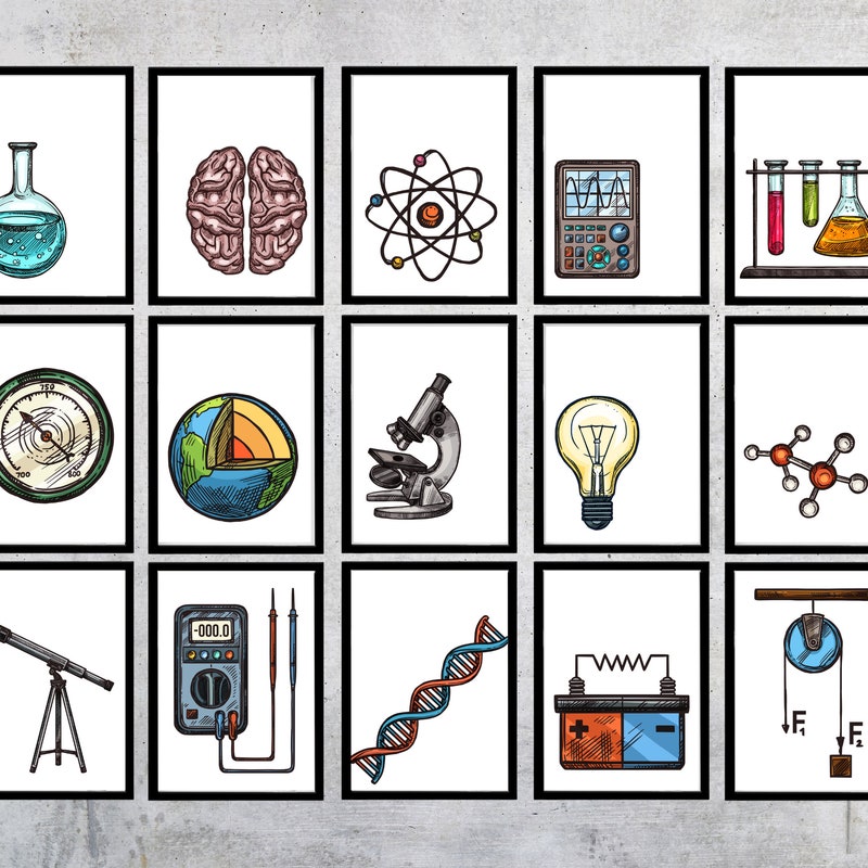 Science Wall Art - Etsy