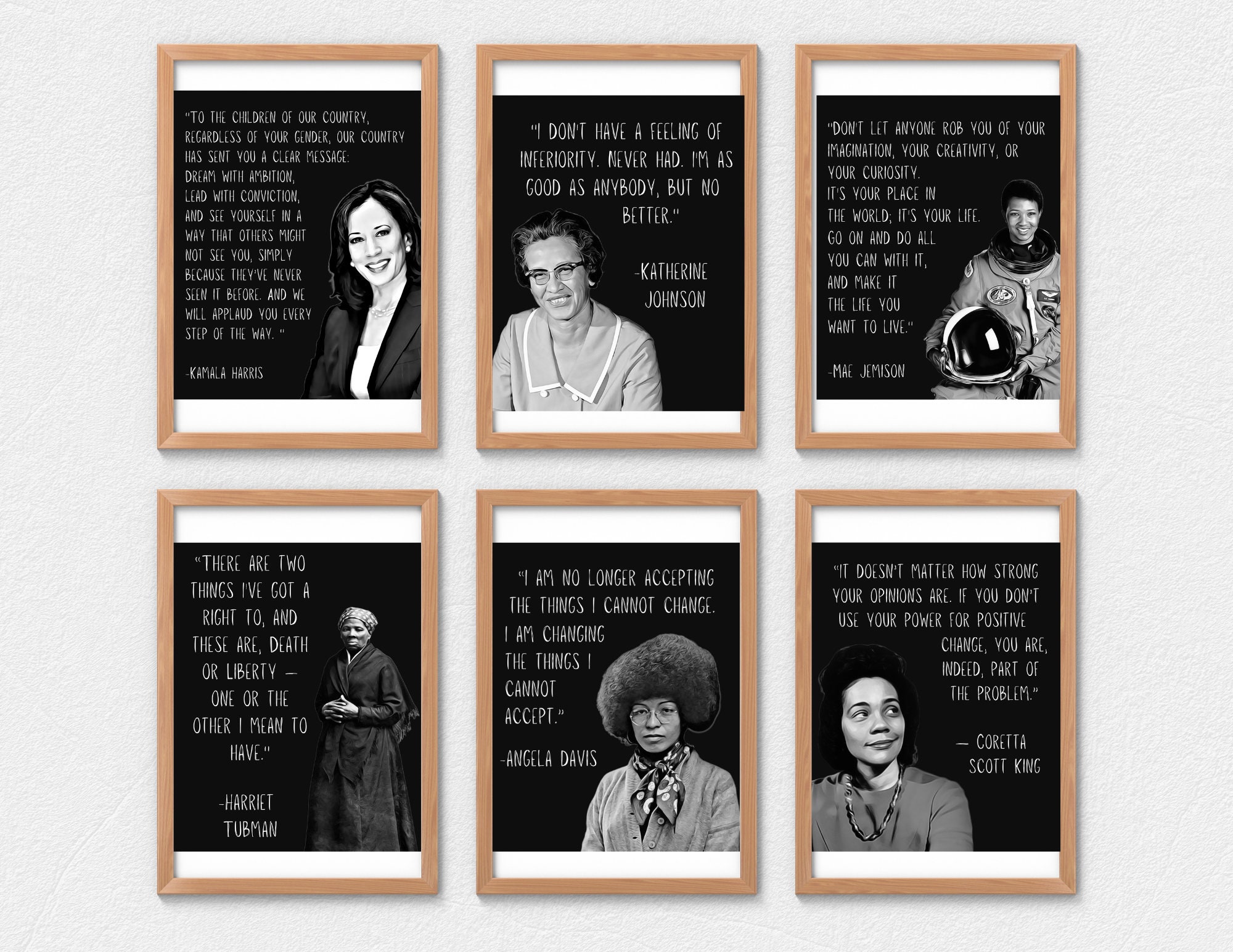 Inspirational Women Poster Bundle: History Quotes (digital Download) - Etsy