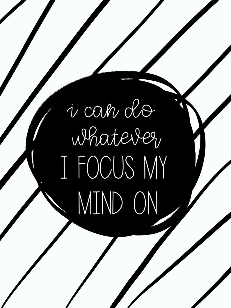 POSITIVE AFFIRMATIONS POSTER Set of 6 Digital Download - Etsy