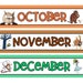 Children's Book Character Calendar Headings: Classroom Decor - Etsy