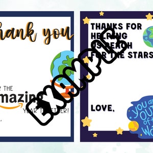 Teacher Appreciation Week Printable Cards: Cute Gift Card Holders - Etsy