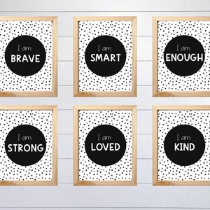 Daily Affirmations Poster, Set of 6 Prints - Etsy