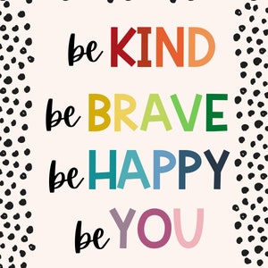 Positive Affirmations for Kids, Homeschooling Art, Motivational Poster ...