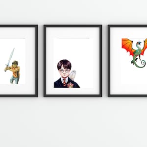 Middle School Character Gallery Wall Poster Bundle, Classroom and ...