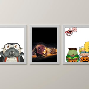 Printable Children's Book Character Gallery Wall Poster Bundle ...