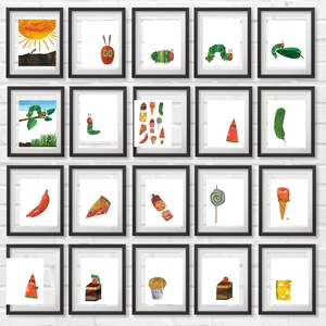 The Very Hungry Caterpillar Digital Gallery Wall Elementary Preschool ...