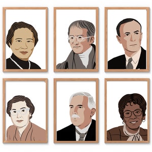 Famous Scientists Poster Bundle, Science, Poster Bundle, Classroom Art ...