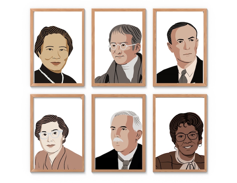 Famous Scientists Poster Bundle Science Poster Bundle - Etsy