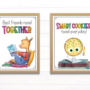 Reading Corner Posters: Beloved Characters, Classroom Wall Art (10 ...