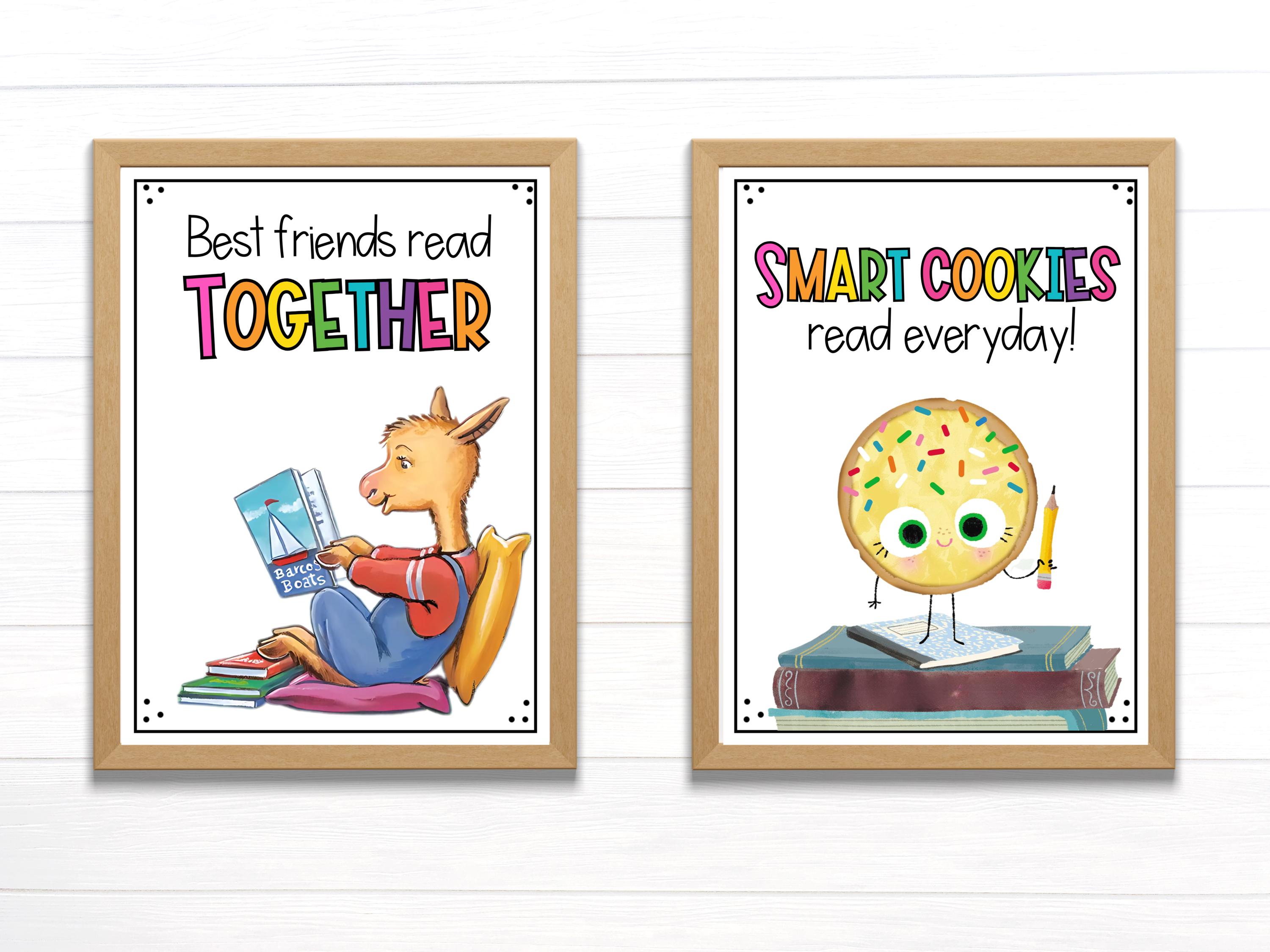 Reading Corner Posters: Beloved Characters, Classroom Wall Art (10 ...