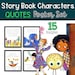 Printable Children's Book Character Gallery Wall Poster Bundle ...