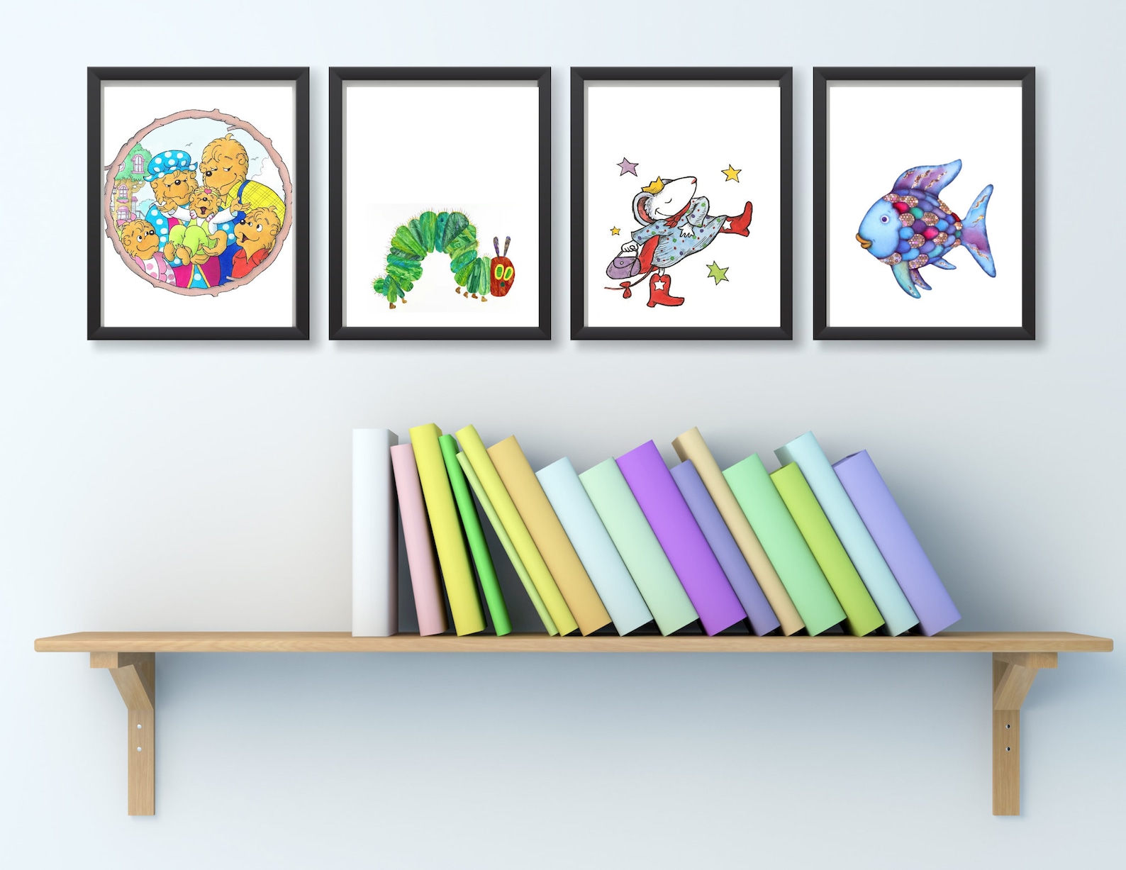 Printable Children's Book Character Gallery Wall Poster - Etsy