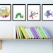 Printable Children's Book Character Gallery Wall Poster Bundle ...