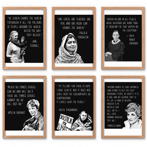 Inspirational Women Poster Bundle, Diversity, Poster Bundle, Inclusive ...