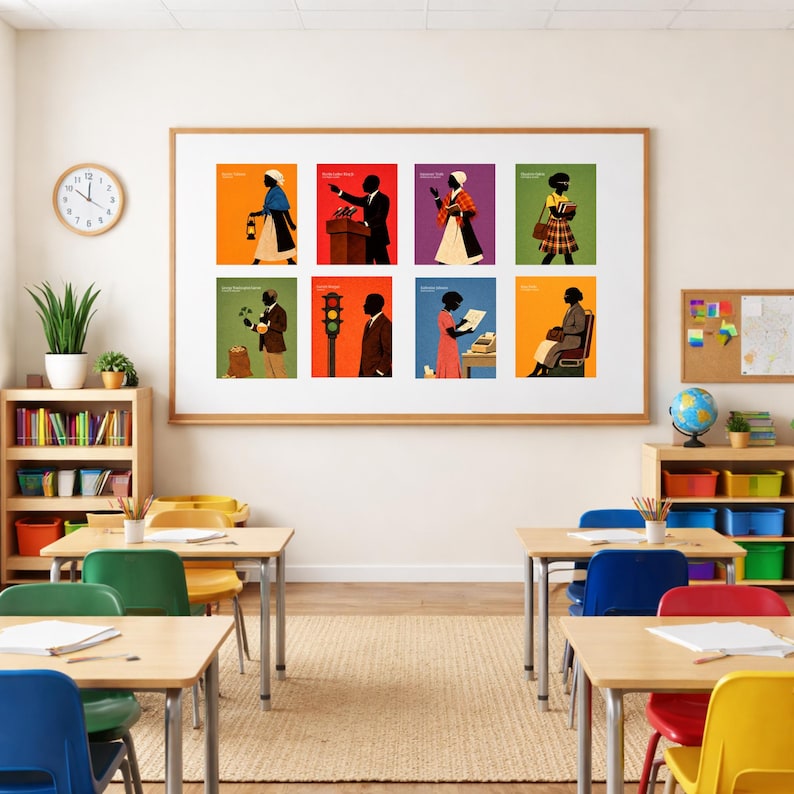 Black History Month Posters | Modern Classroom Decor, 25 Trailblazer ...