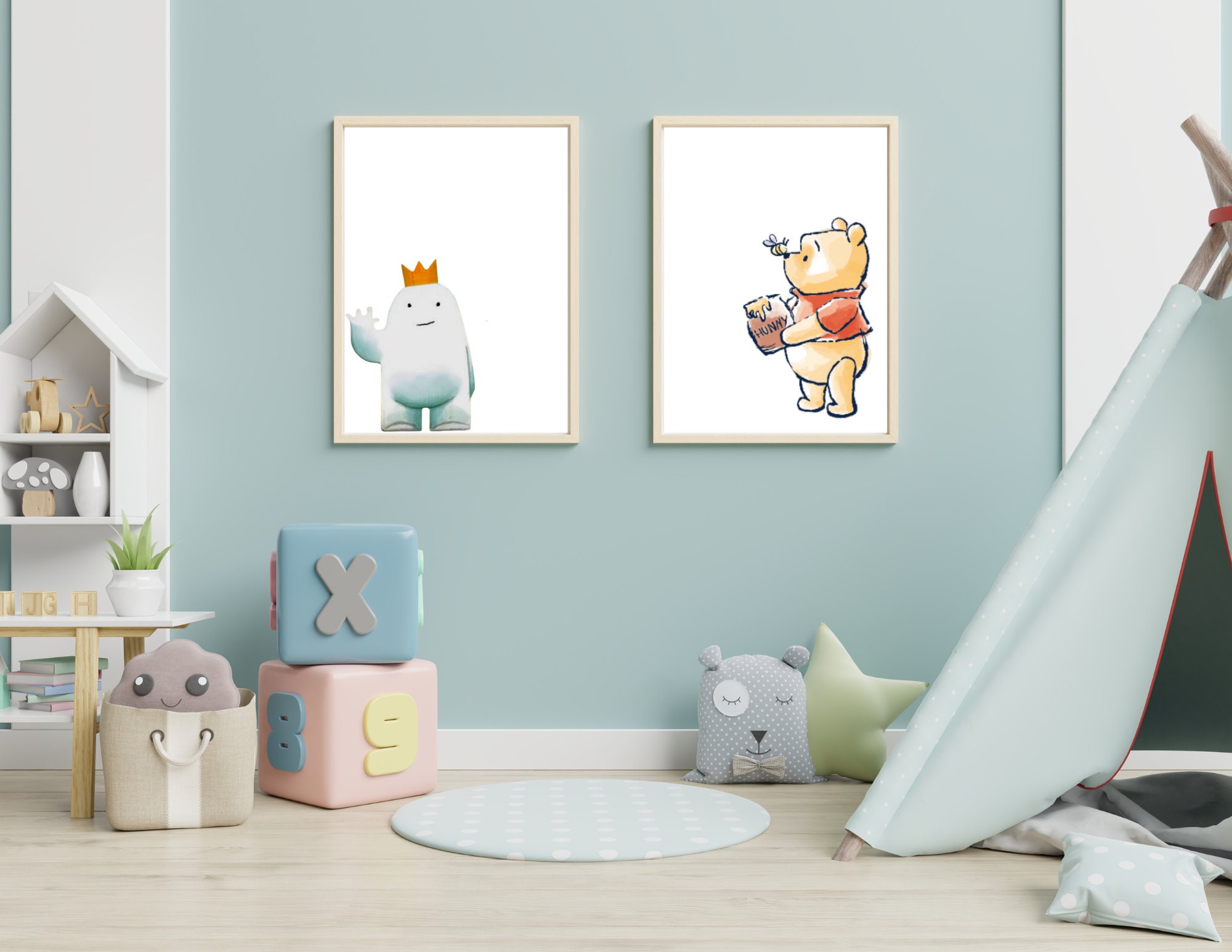 Children's Book Character Prints: Classroom Library Decor (digital ...