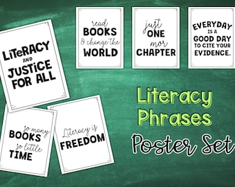 Printable Children's Book Character Gallery Wall Poster Bundle ...