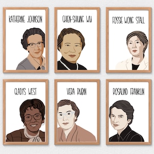 Famous Scientists Poster Bundle, Science, Poster Bundle, Classroom Art ...