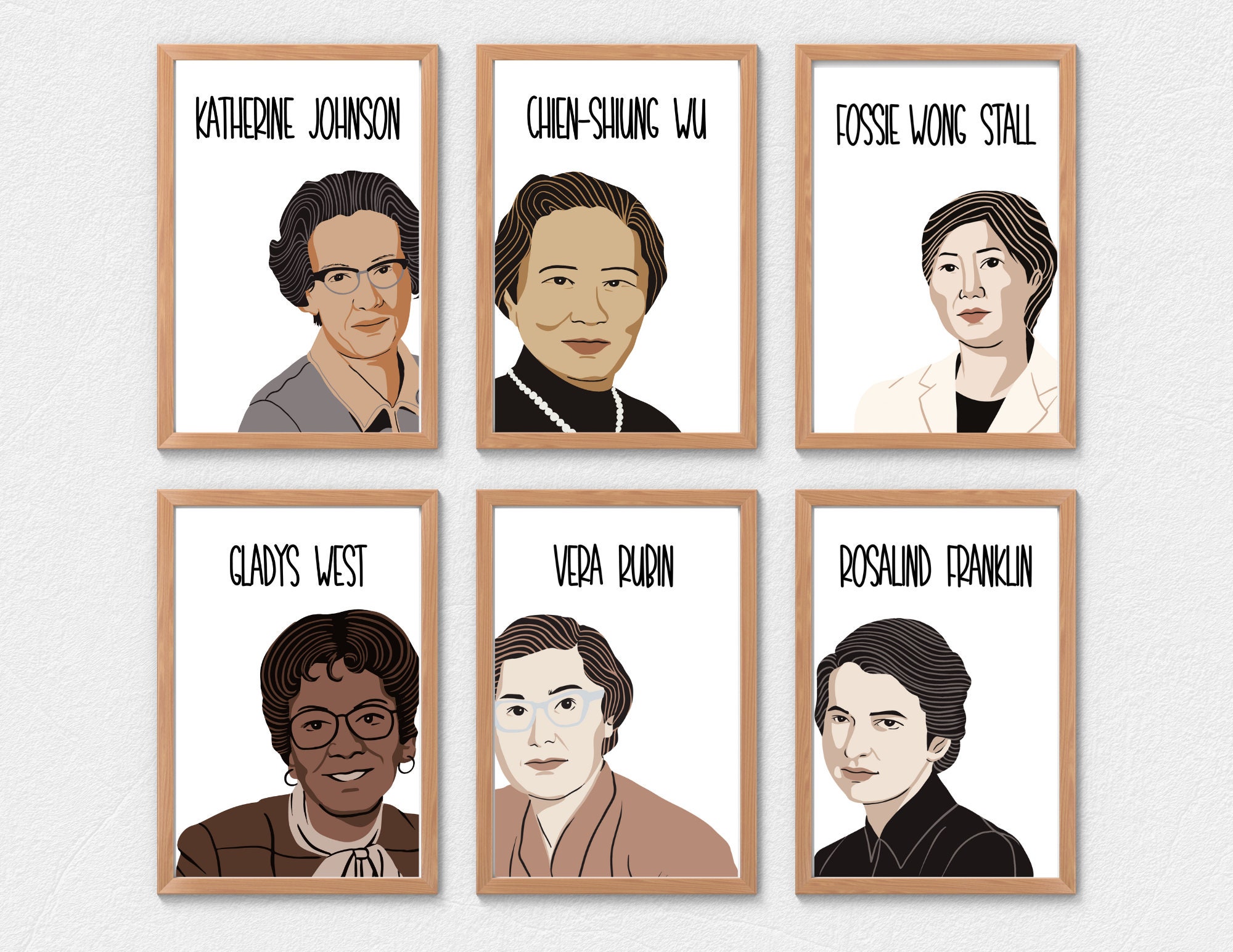 Famous Scientists Poster Bundle Science Poster Bundle - Etsy